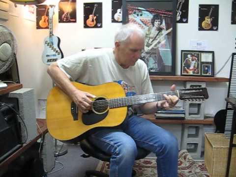 Greg Douglass with 1968 Martin 12 string - YouTube