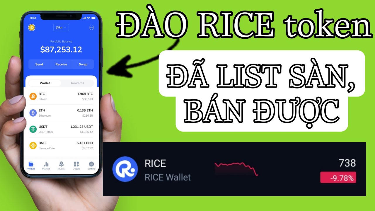 ĐÀO RICE trên RICE WALLET - 1 RICE = 0.0325$ | @BAO99VLOGS - YouTube