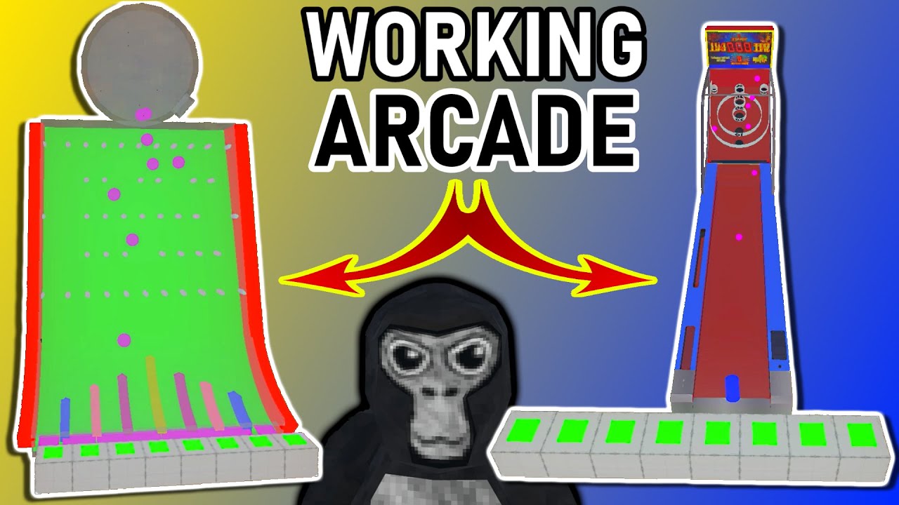 I Made A WORKING ARCADE With PARTICLES in Gorilla Tag VR | Working ...