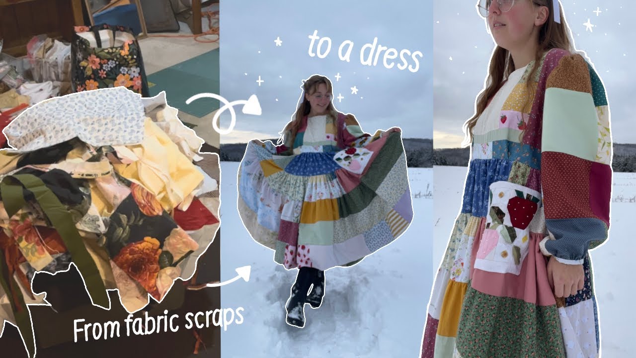Making a Patchwork Dress! - YouTube