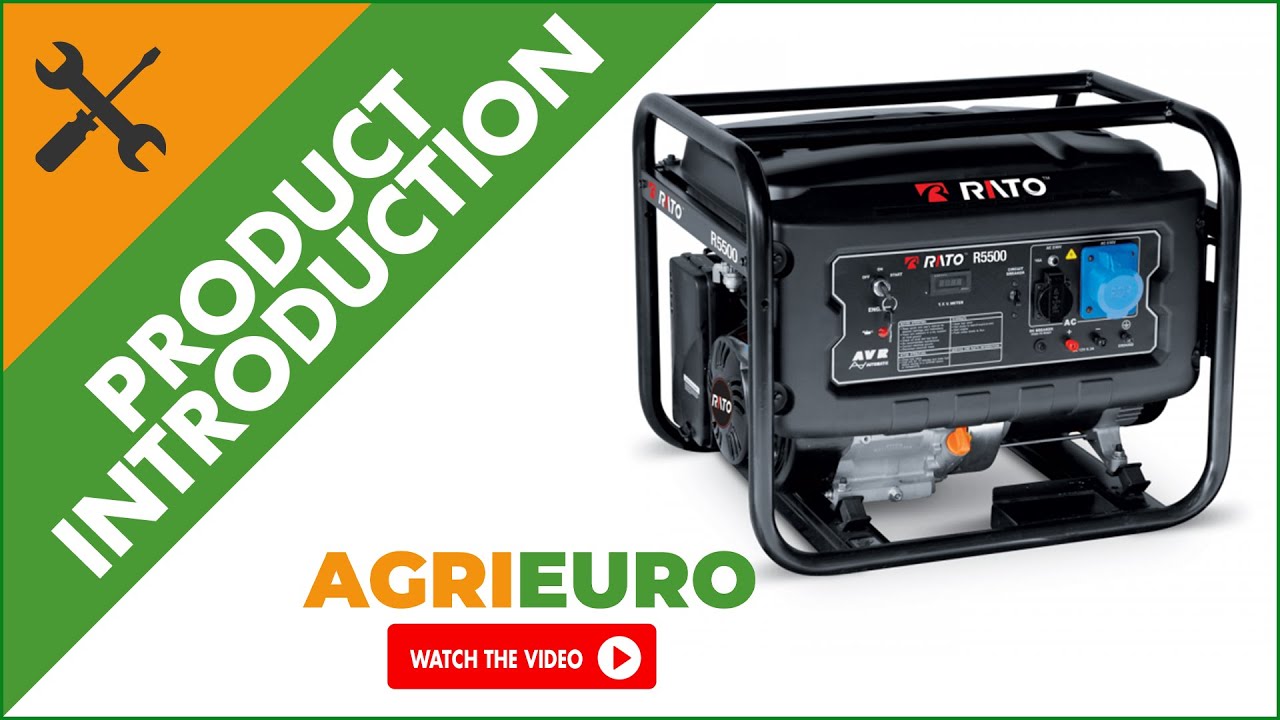 Rato R5500 AVR generator 5.5 kW - Product introduction - YouTube