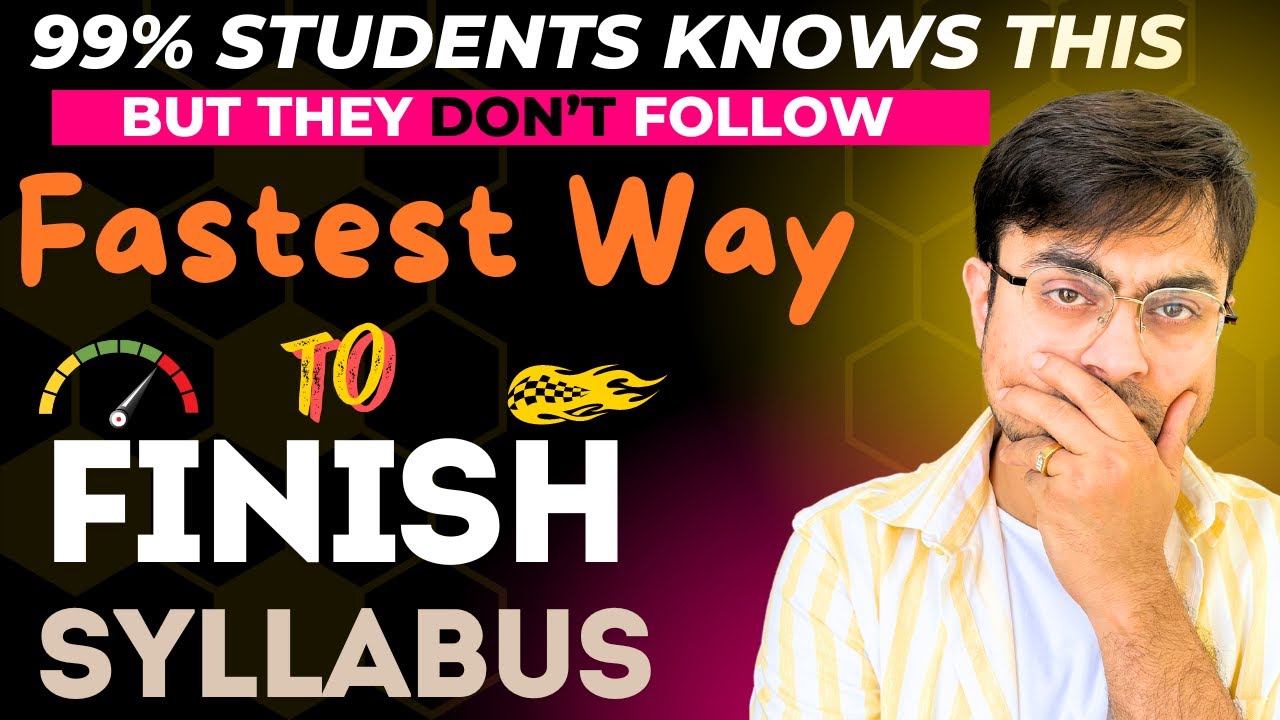 How to cover class 12th syllabus fastly ? Board Exam Stategy ! Gravity ...