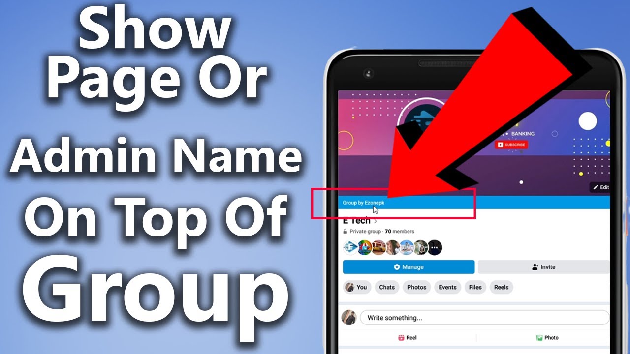 How to Show Page Name/Admin Name on Top of Facebook Group and Link Page ...