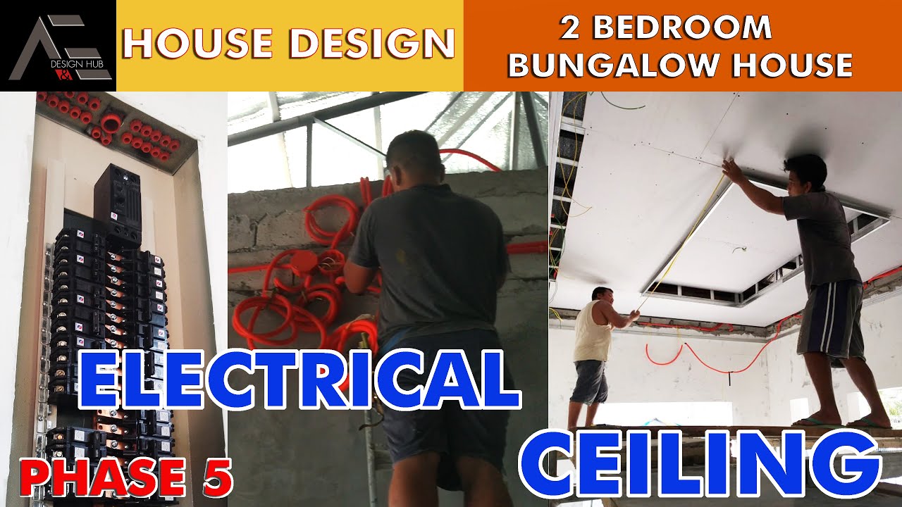 CEILING WORK I ELECTRICAL WORK I SMALL HOUSE DESIGN I BUNGALOW I HOUSE ...