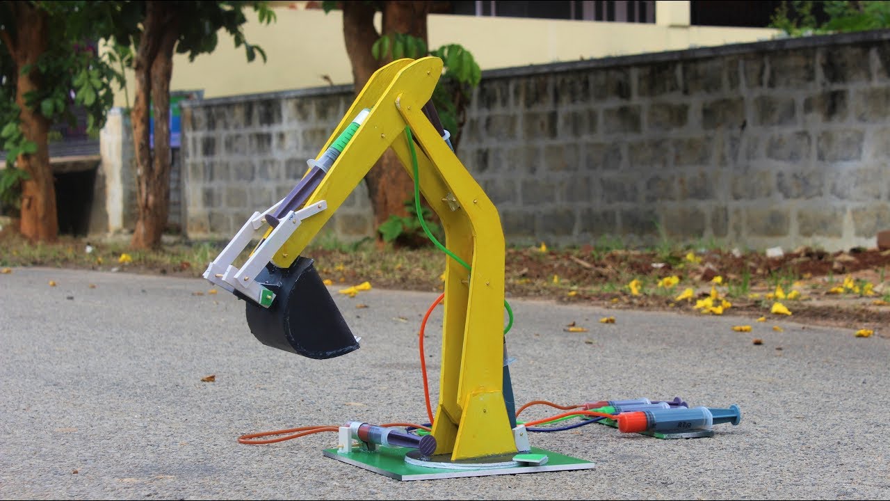 How To Make a JCB at home - YouTube