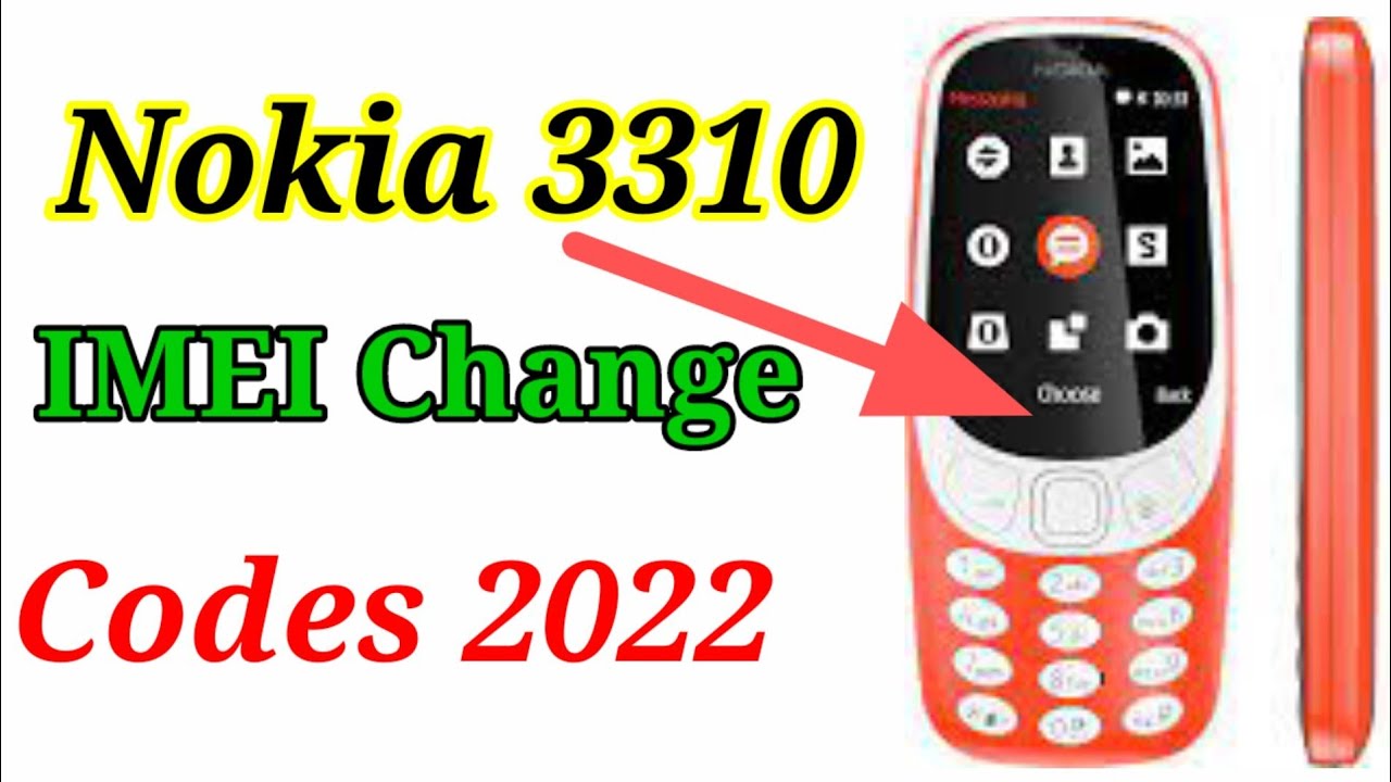 Nokia 3310 IMEI Change Codes 2022//Make Online mobile//3310 Mobile's ...