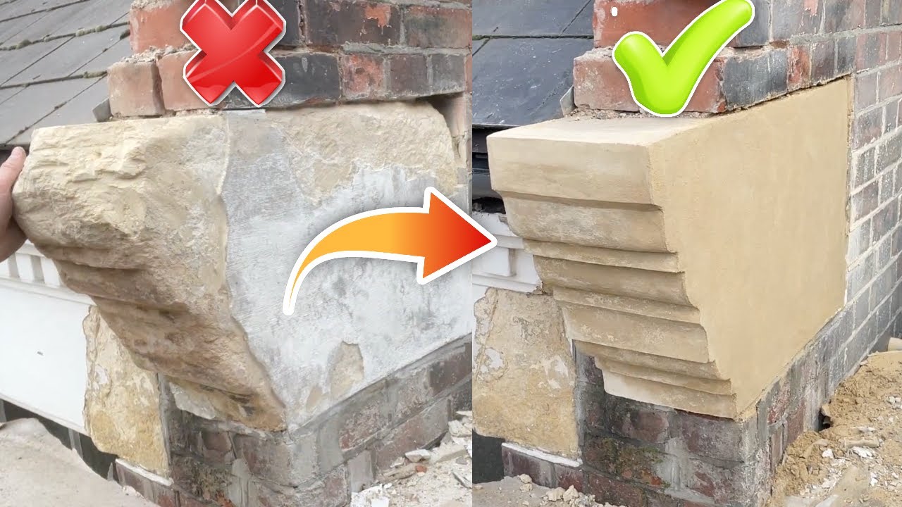How to restore Limestone Masonry the RIGHT way! - YouTube