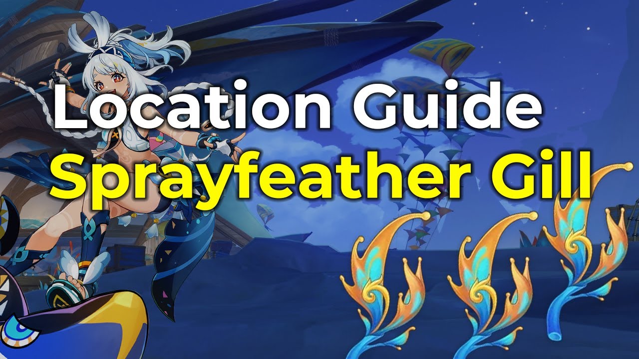 All Sprayfeather Gill Location in Natlan | Mualani Ascension Material ...