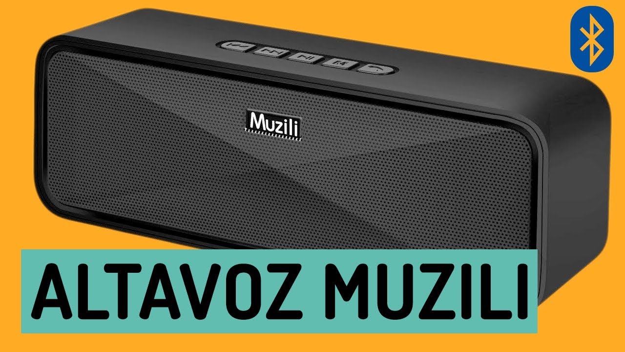 Altavoz bluetooth MUZILI, unboxing y review en español - YouTube