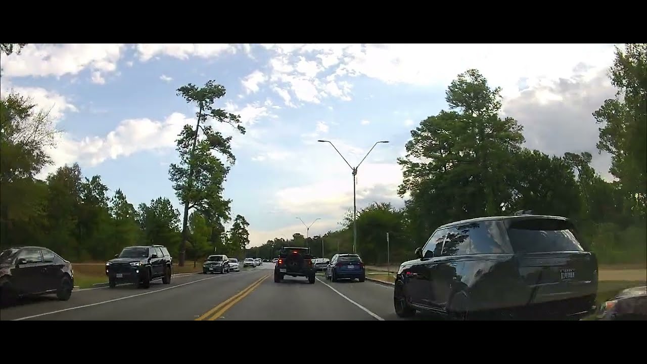 Beautiful Early Morning Drive 610 North-Memorial Dr- Busy Memorial Park ...