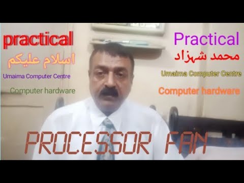 Computer hardware|| practical Processor fan - YouTube