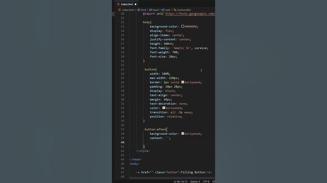 Button Fill Animation | HTML & CSS only #html #css #frontend - YouTube