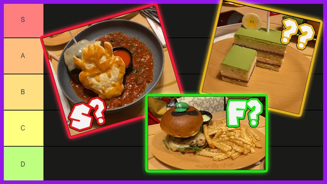 Ranking Mario-Themed Food at Super Nintendo World - YouTube