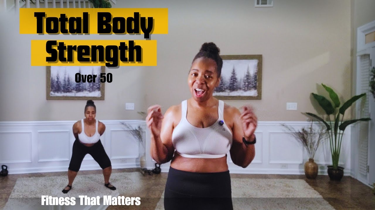 12-Min Full Body Strength Workout for Women over 50 : Start Here! - YouTube