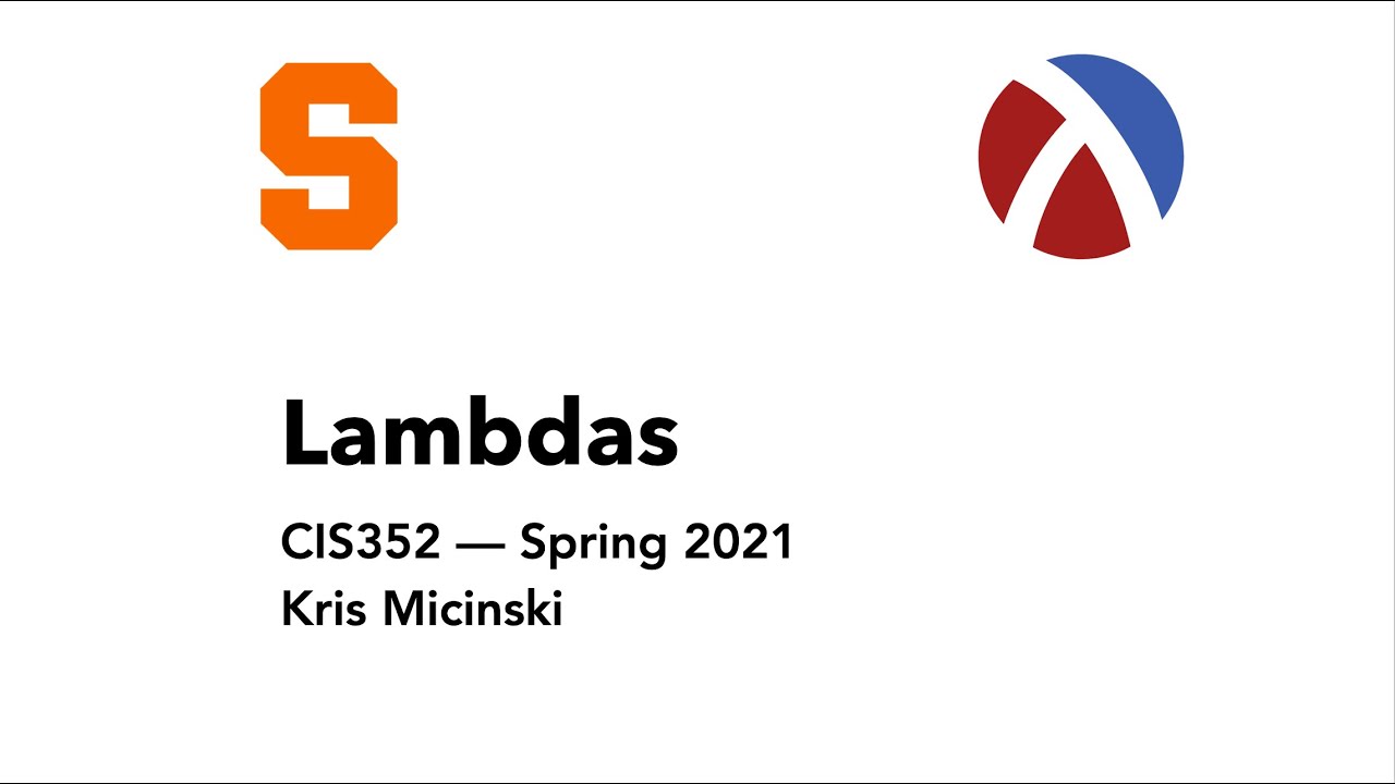 L6 Lambdas Youtube