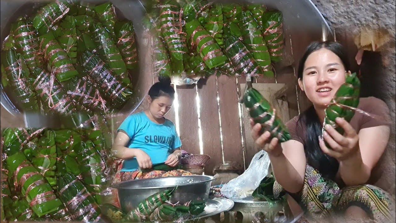 Maiv niam ntxawm puab ncuav txaum puab hauv noj - YouTube