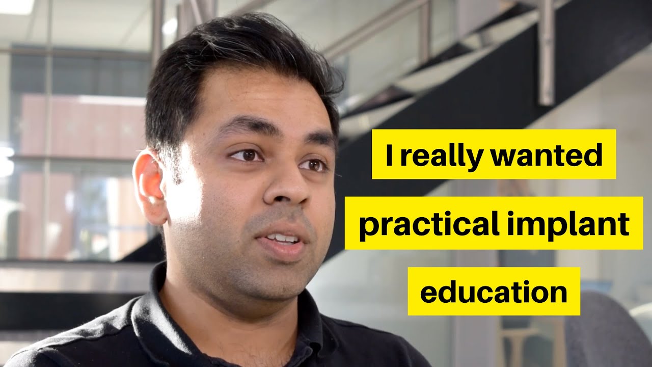 Sharan Reddy | The Year Implant Course Delegate Testimonial - YouTube