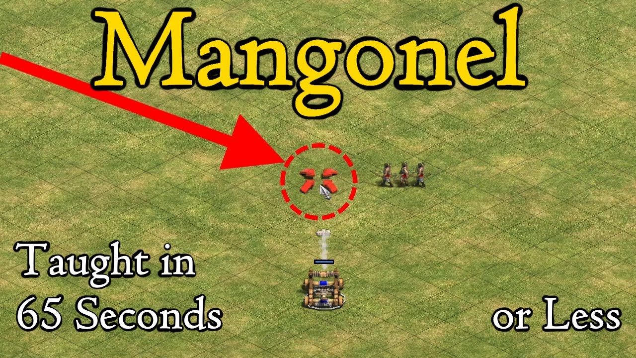 How to use a mangonel in AoE2 shown in 65 seconds or less - YouTube