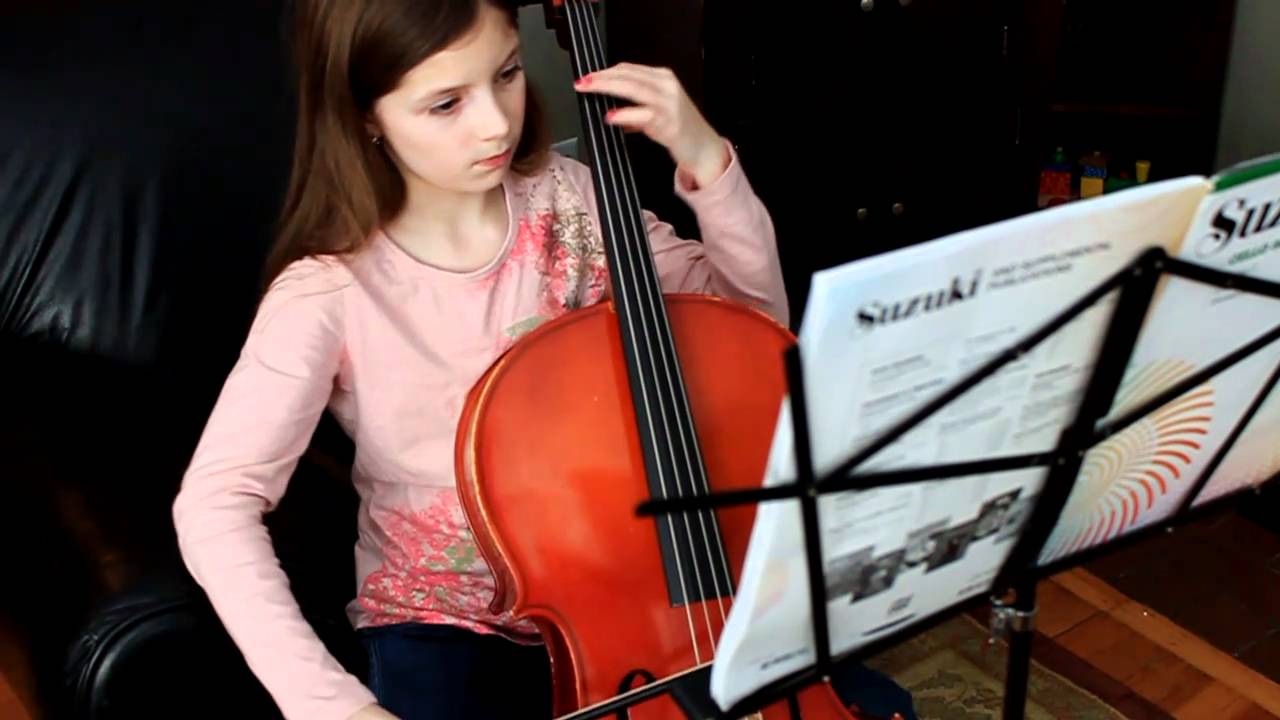 Emma playing cello - 2010 - YouTube