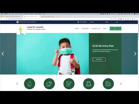 ECSD School Website Update Walkthrough - August 2020 - YouTube