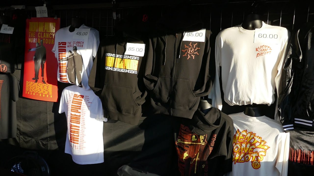 Twenty One Pilots The Clancy World Tour Merch Intuit Dome Inglewood ...