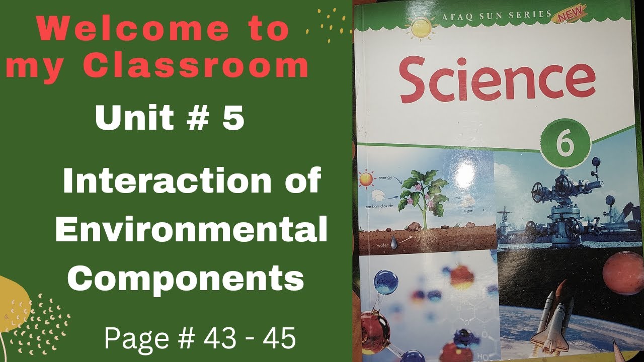 Science class 6 - afaq science - unit 5 - lecture 1 - Interaction of ...