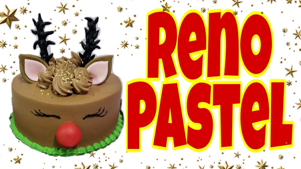 Reno Pastel, para navidad, pastel de Rodolfo el Reno!!! - YouTube