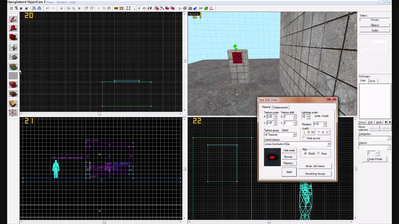 Hammer Editor: Door, Water And Button - YouTube