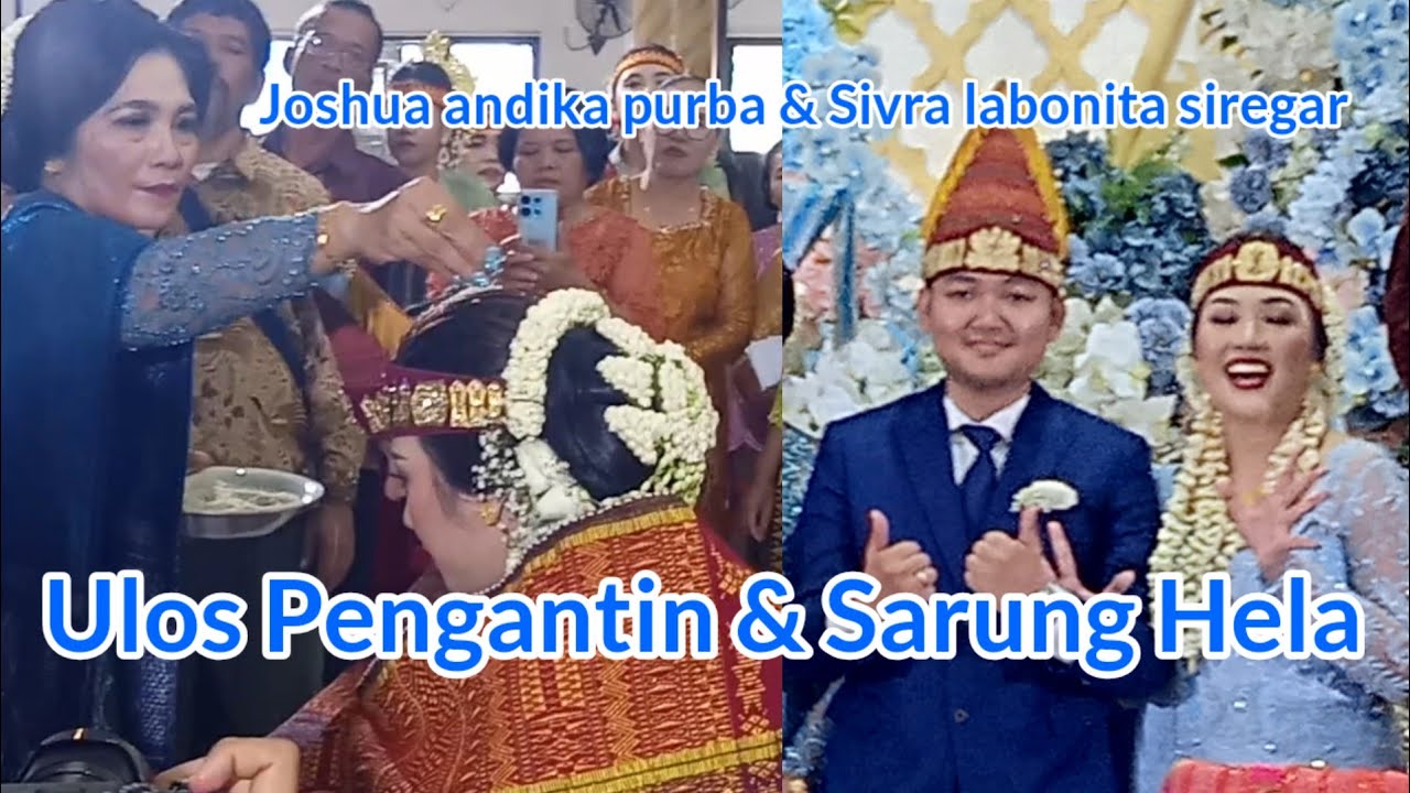 Ulos Pengantin & Sarung Hela Joshua purba & Sivra siregar, Graha Suka ...