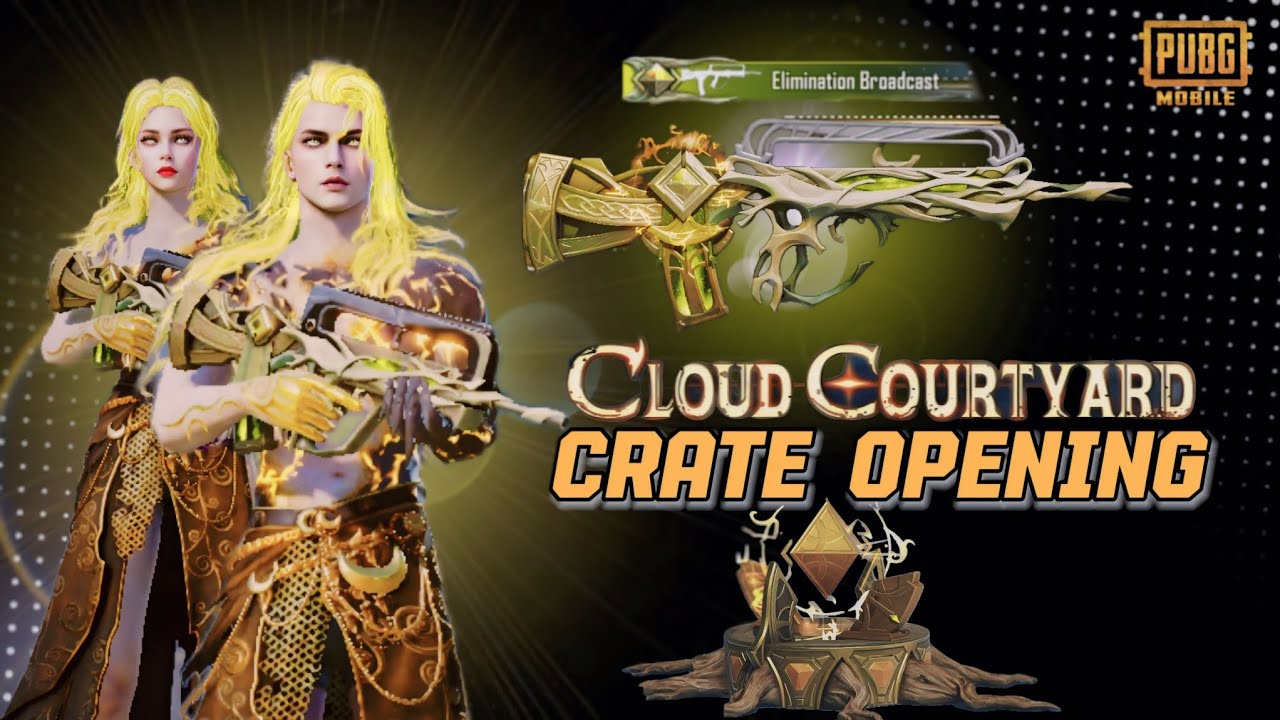 Cloud Courtyard CRATE OPENING | PUBG MOBILE | Origin lumen ultimate set ...