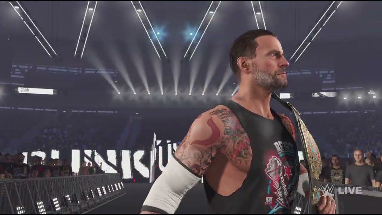 WWE 2K25 Bloodline rules match - YouTube