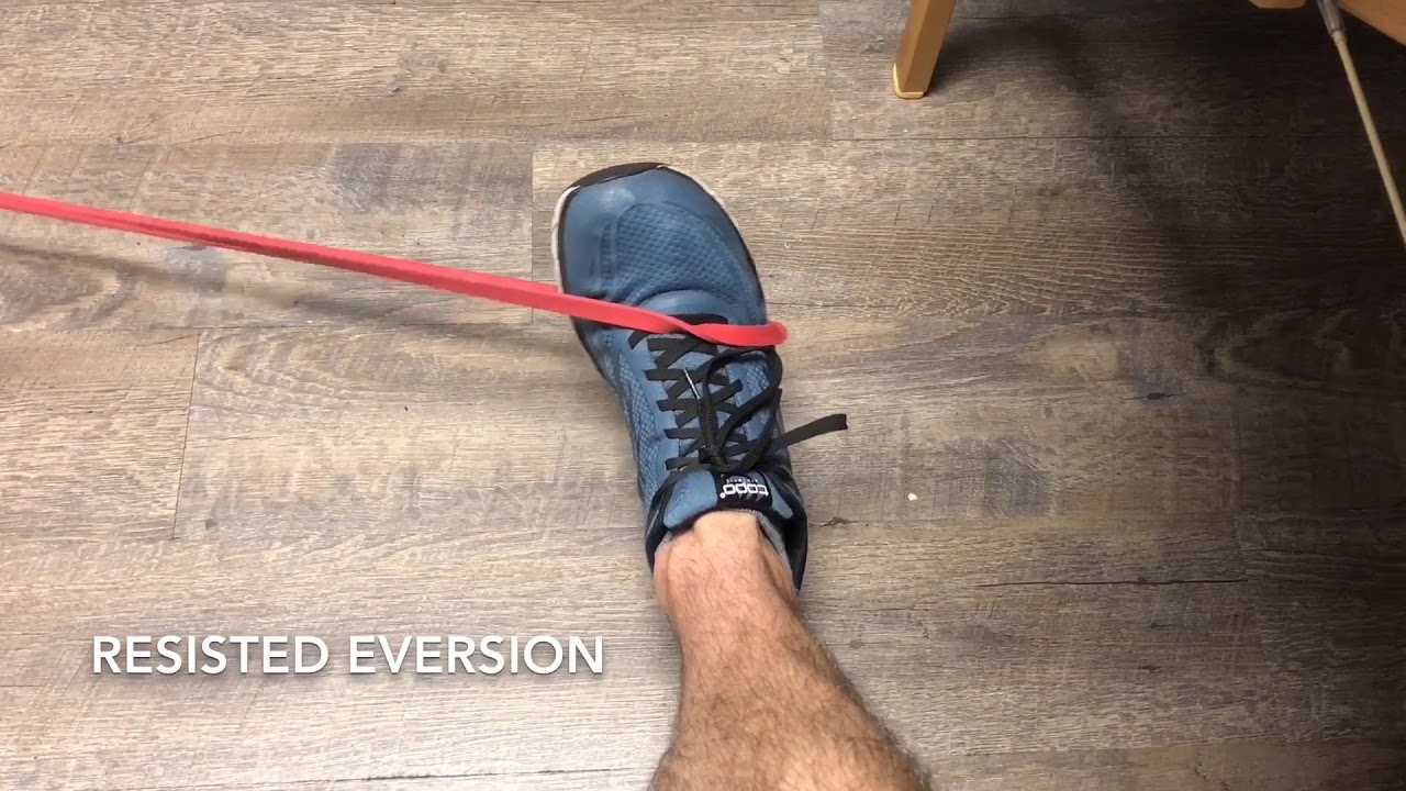 4 Way Ankle Strengthening - YouTube
