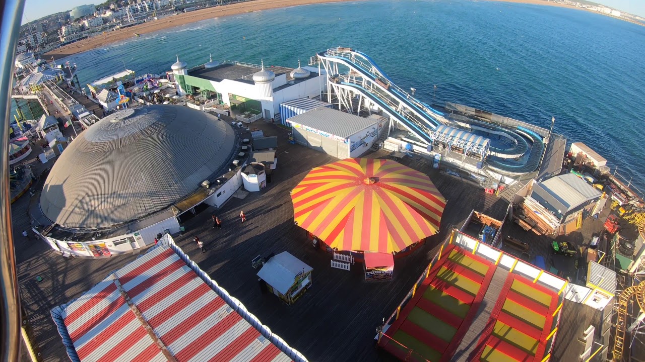 Booster - Brighton Pier - On Ride/Off Ride - 4K - YouTube