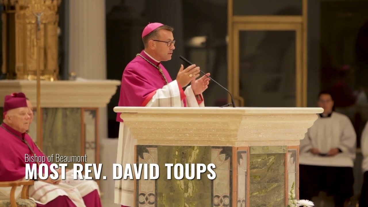 Homily by Bishop David Toups at Vespers on the Eve of the Ordination of ...