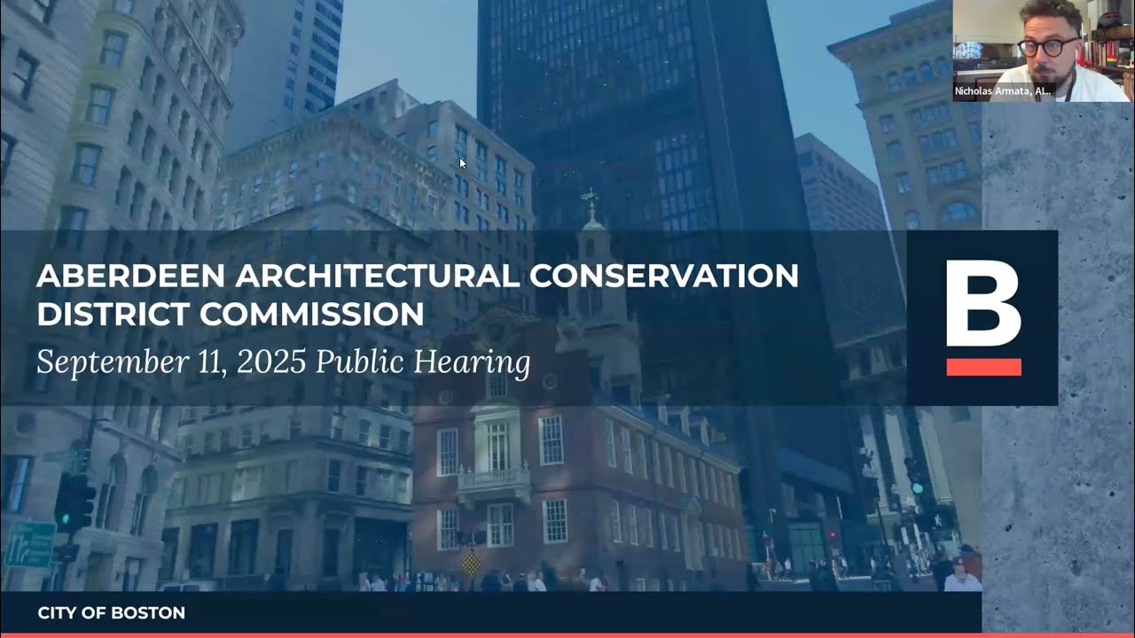 Aberdeen Architectural Conservation District September 11, 2025 Public ...