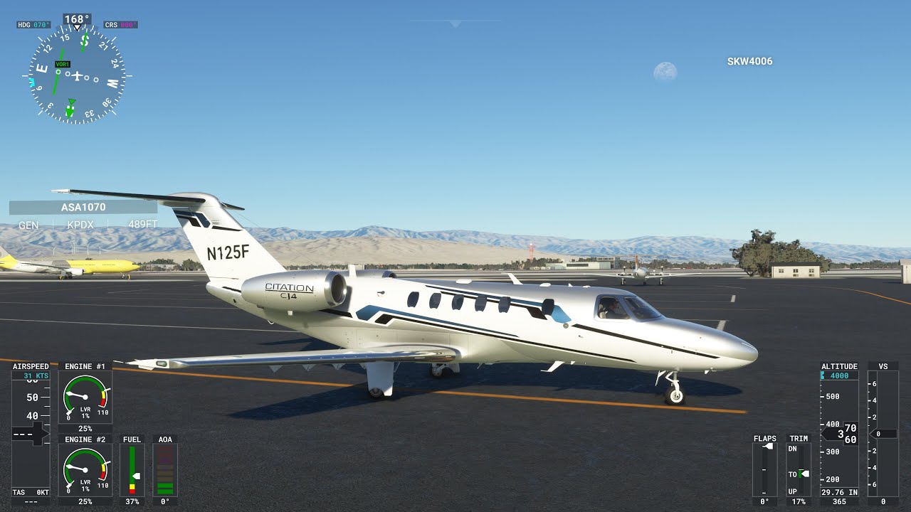 🧈CESSNA CITATION LANDING AT STUNNING PALM SPRINGS (KPSP) - YouTube