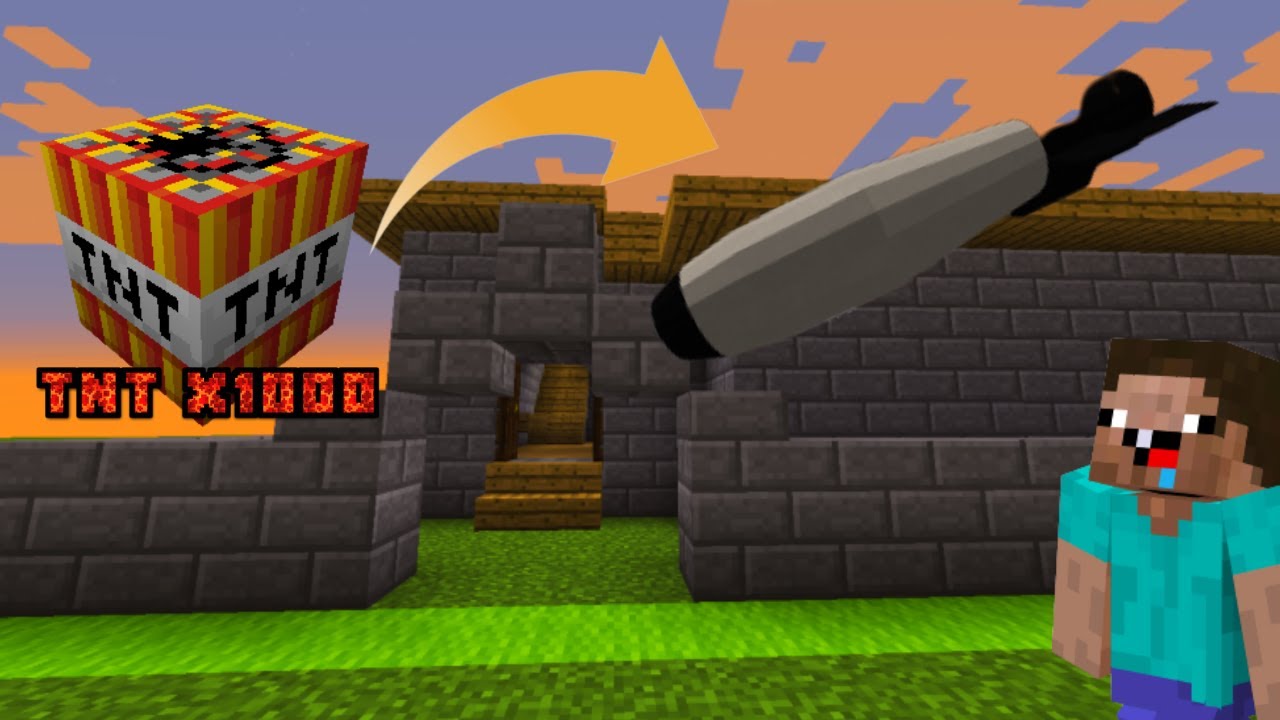 BASE NOOB VS BASE PRO CONTRA TNT NUCLEAR💥 - ChimoGamer - YouTube