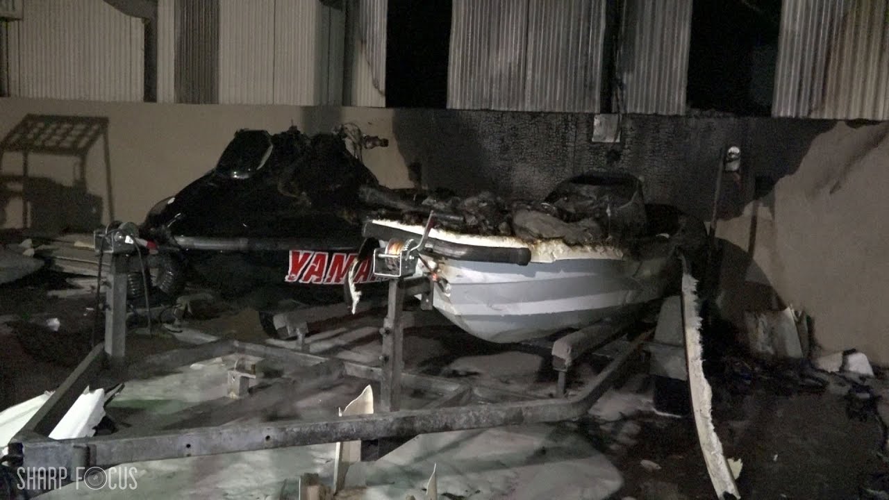 Man Suffers Burns After Jetski Explosion - YouTube
