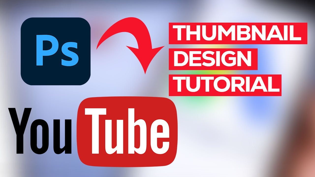 How to Design Simple YouTube thumbnail for free in Adobe Photoshop ...