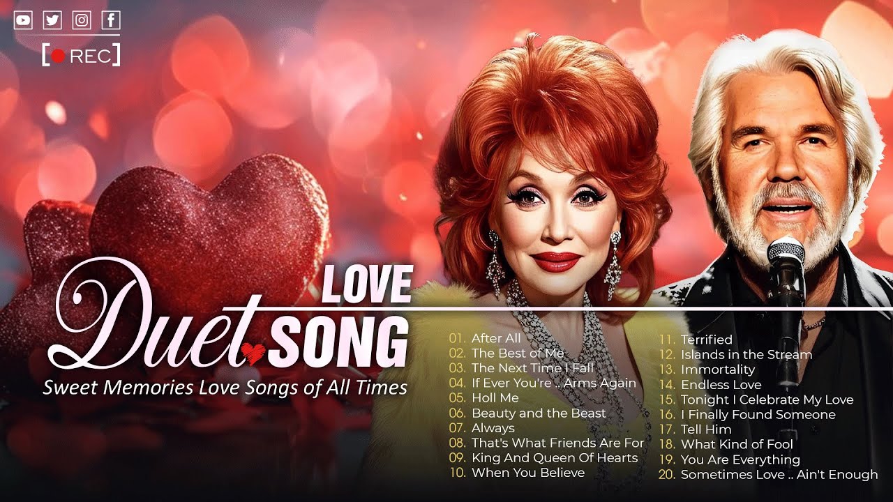 The Best Duet Love Songs 💟 Classic Duet Songs Male and Female 80s 90s ...