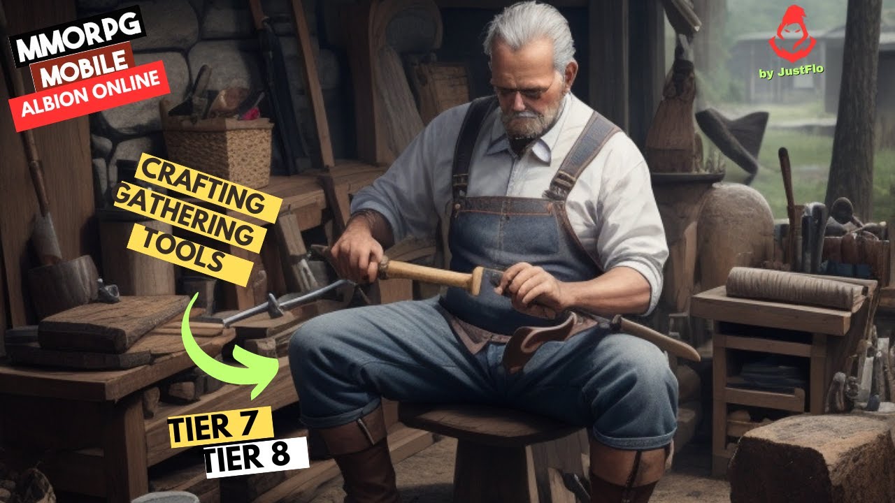 Albion - Crafting Tier 7&8 Tools, Satchels and Bags - YouTube