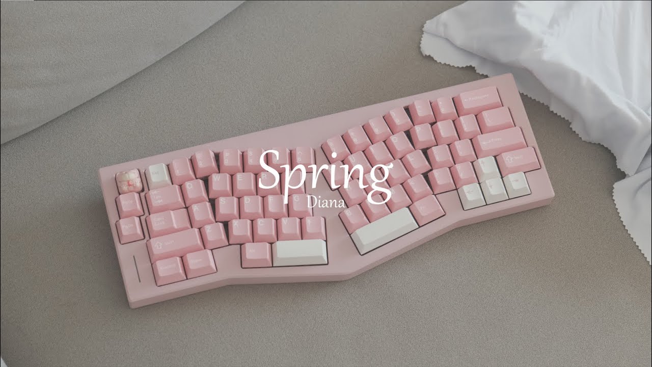 OWLab Spring with Rim Switches Typing Sounds ASMR - YouTube