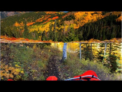Beautiful Fall Colors Trail Ride - YouTube