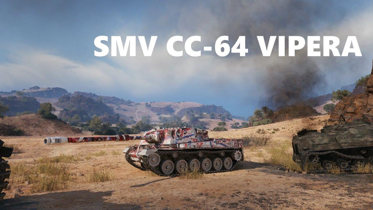 SMV CC-64 VIPERA carrying the entire battle 5 Kills 5K DMG wot complete ...