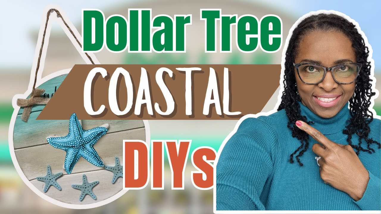 3 DOLLAR TREE COASTAL WOOD DIYS | What Wood You Make Challenge - YouTube