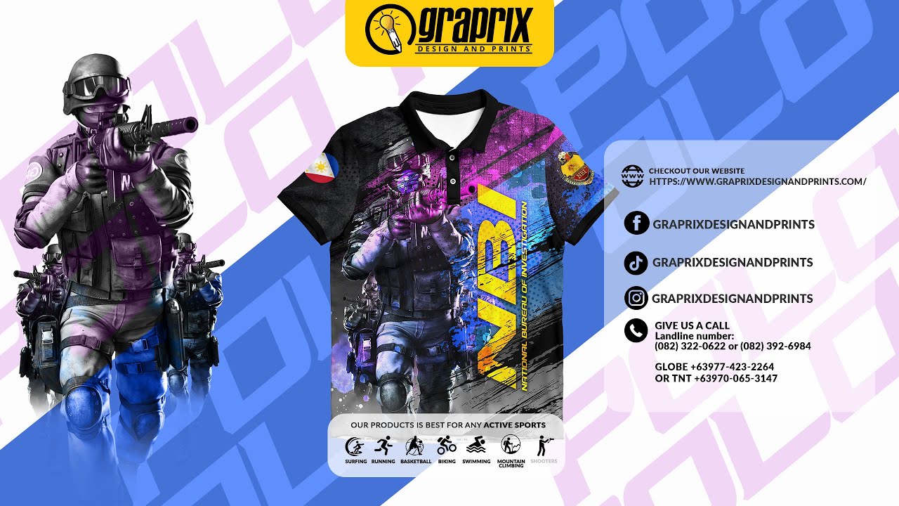 Polo Shirt Tactical NBI in the Making - YouTube