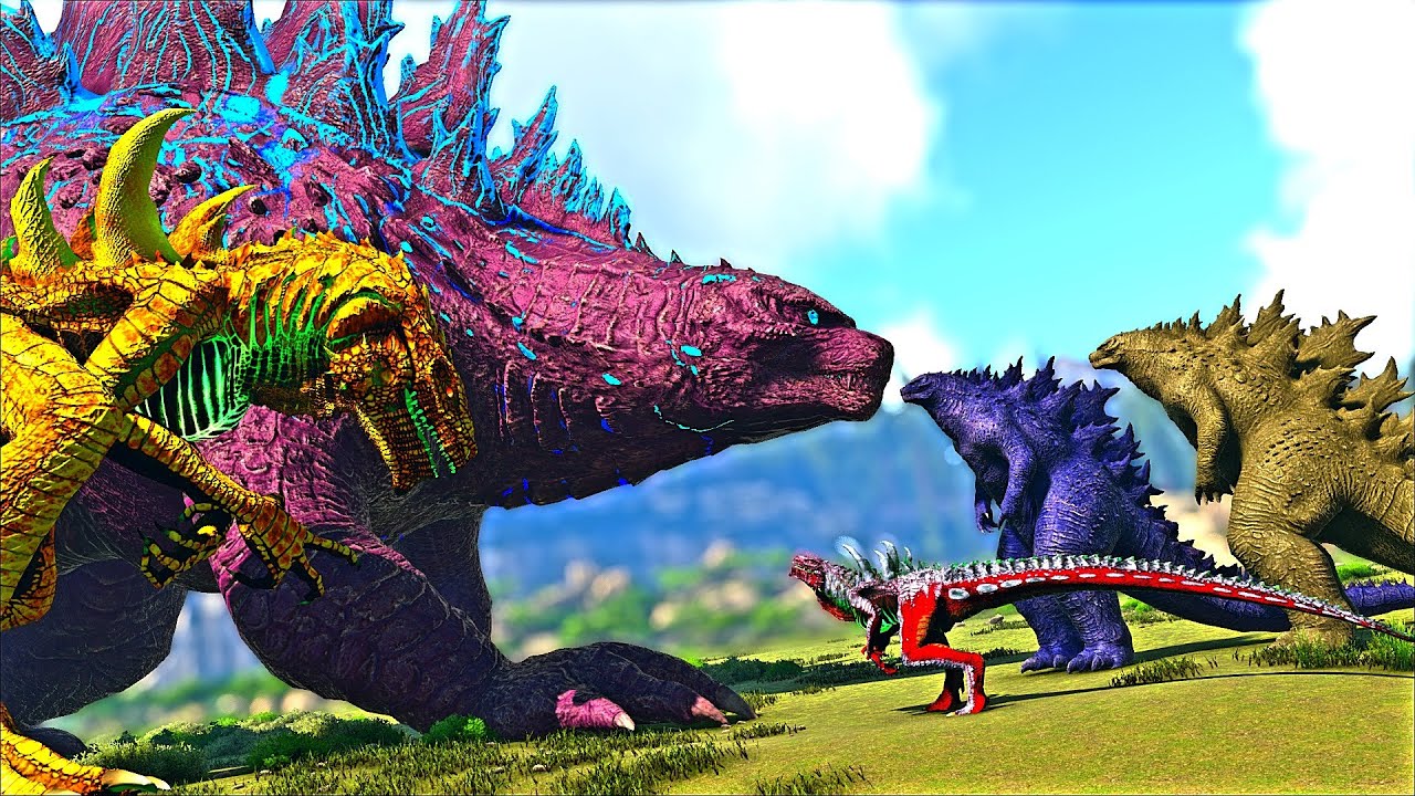 MAIS BEBÊS GODZILLA ESTÃO NASCENDO! ARK MEGGA MODS - O FILME - (ARK ...