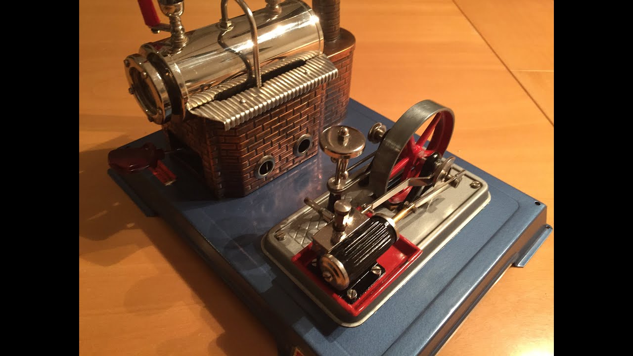Wilesco Dampfmaschine D10 Teil 2 (FULLHD) - YouTube