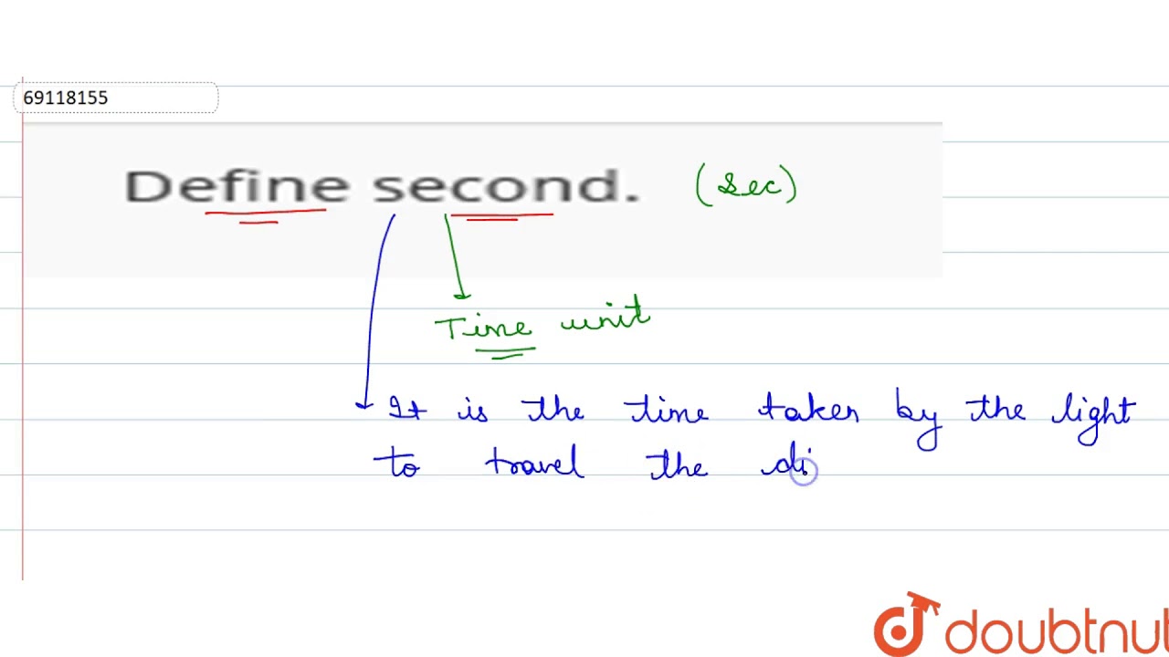 Define second. - YouTube