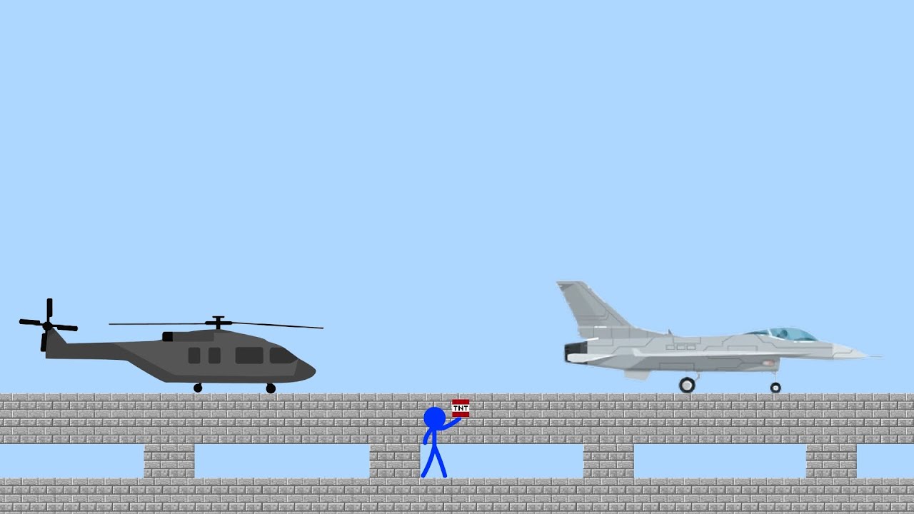 Stickman Animation: \\ Eliminating the enemy capabilities \\ - YouTube